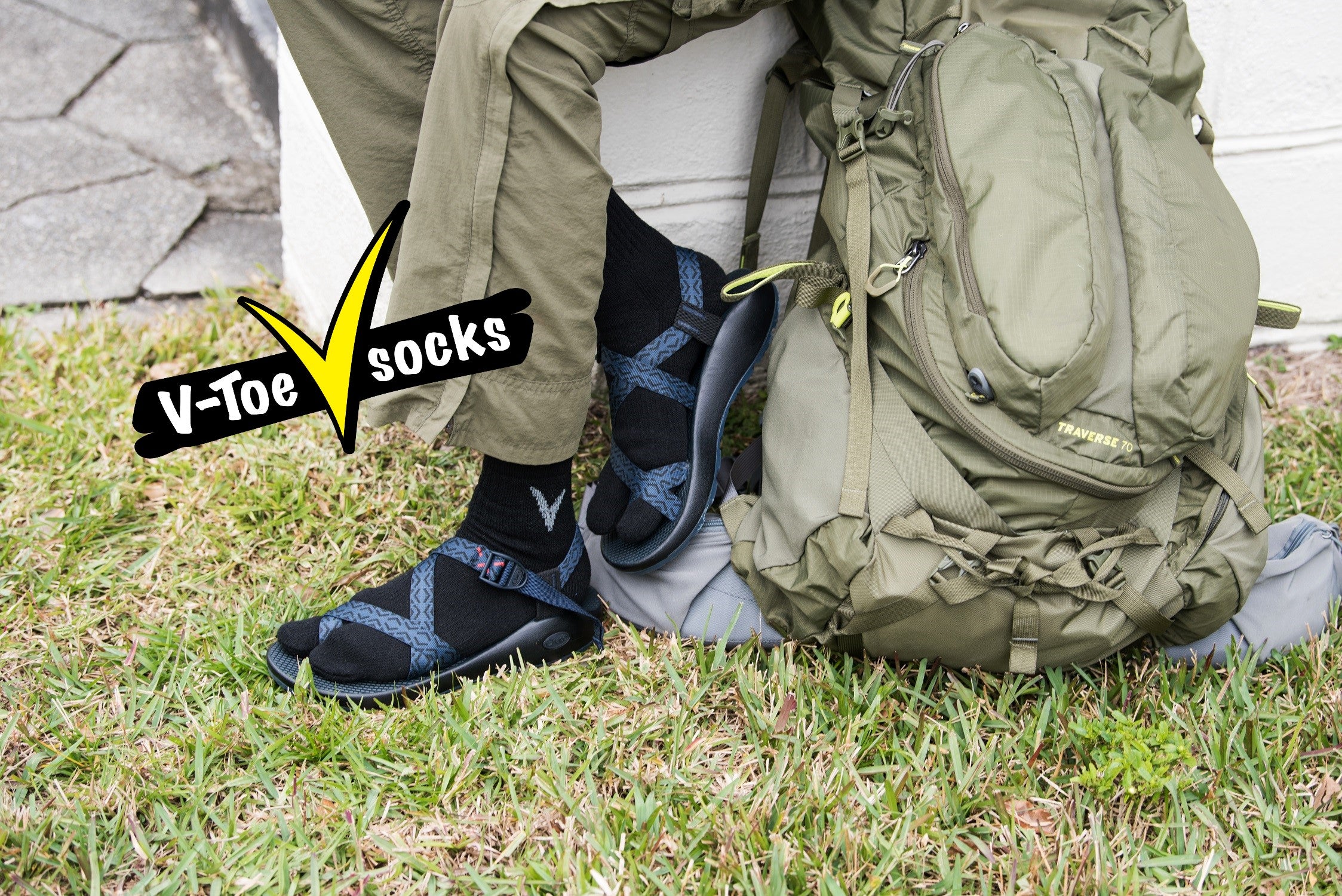 V-Toe Flip Flop Tabi Toe Socks - Solids, Stripes, Patterns Style – V ...